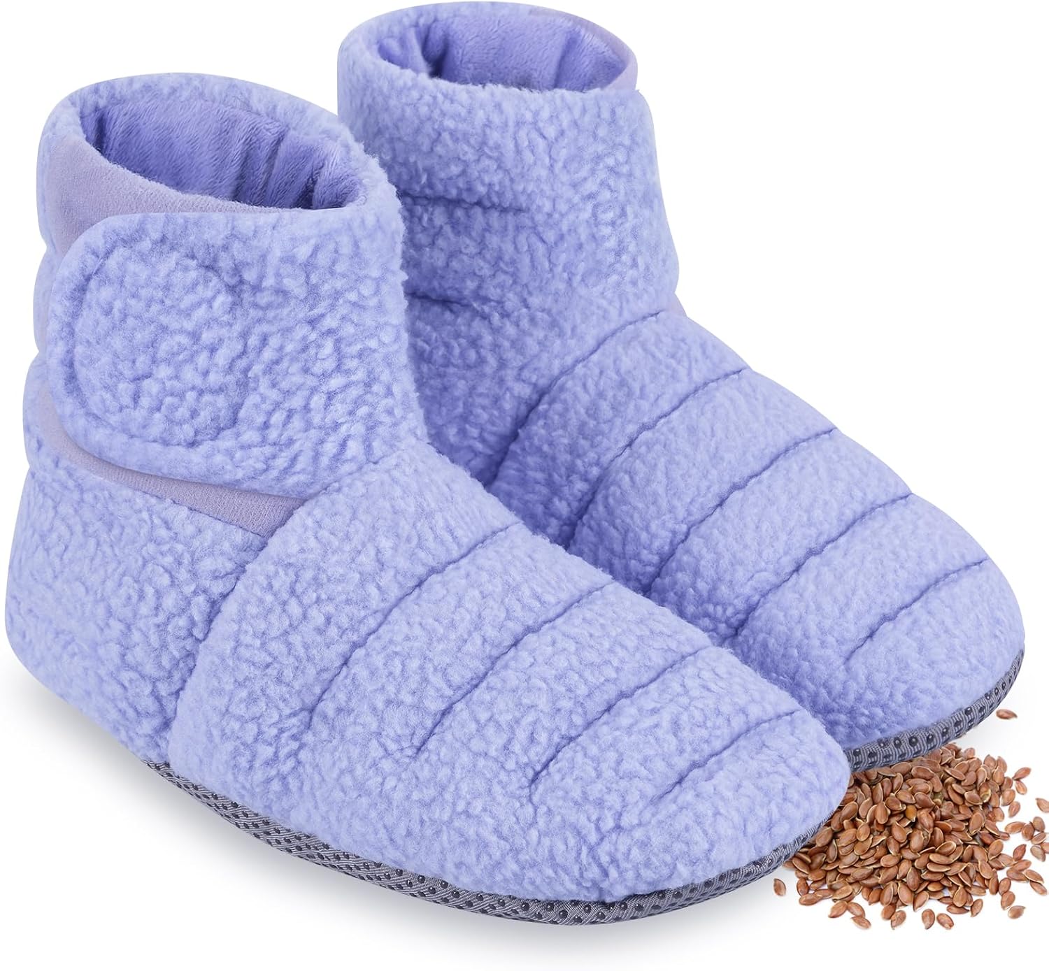 REVIX Microwavable Foot Warmers, Heated Booties for Cold Feet & Discom ...